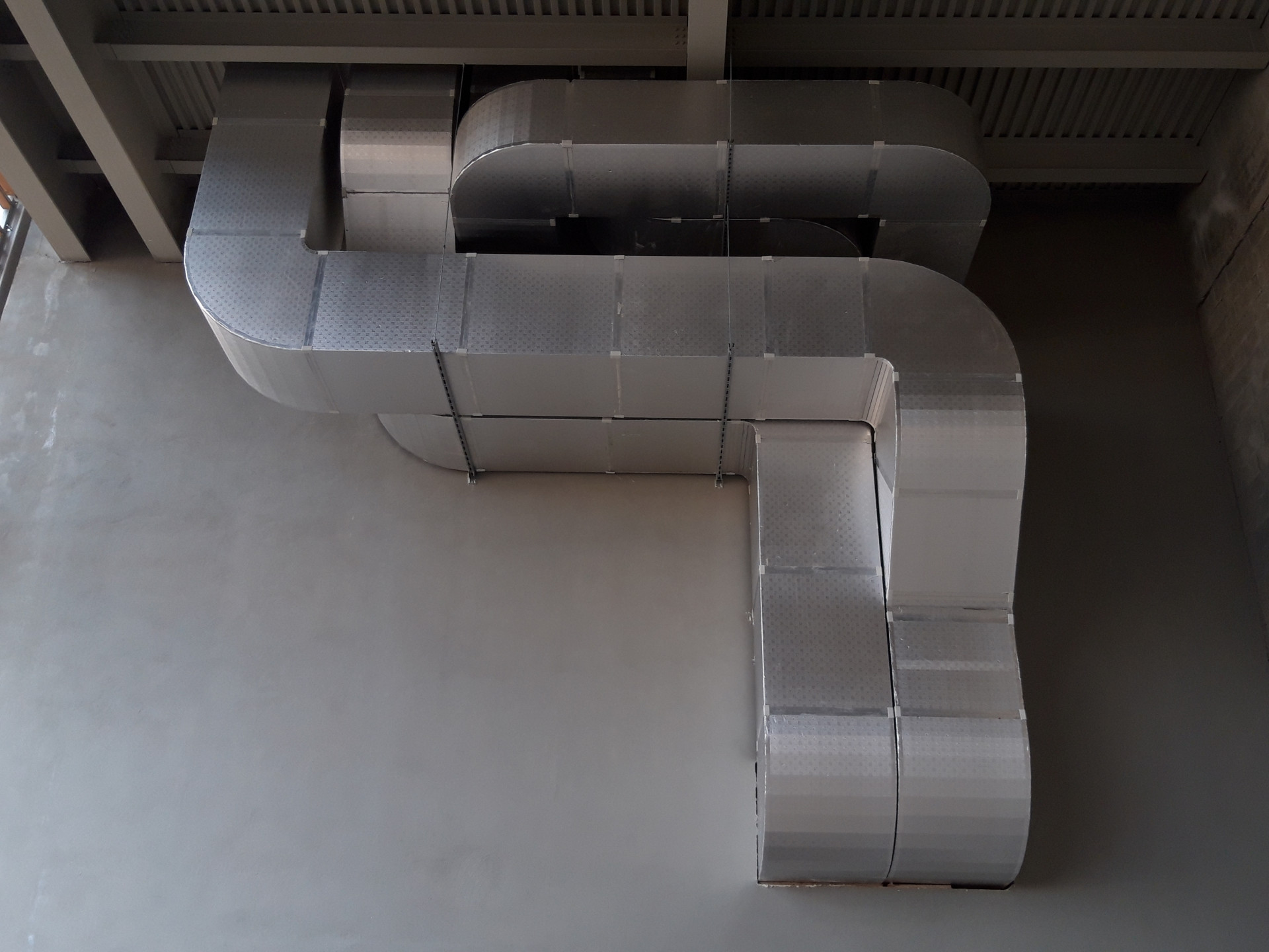 Galvanized steel or pre insulated ductwork